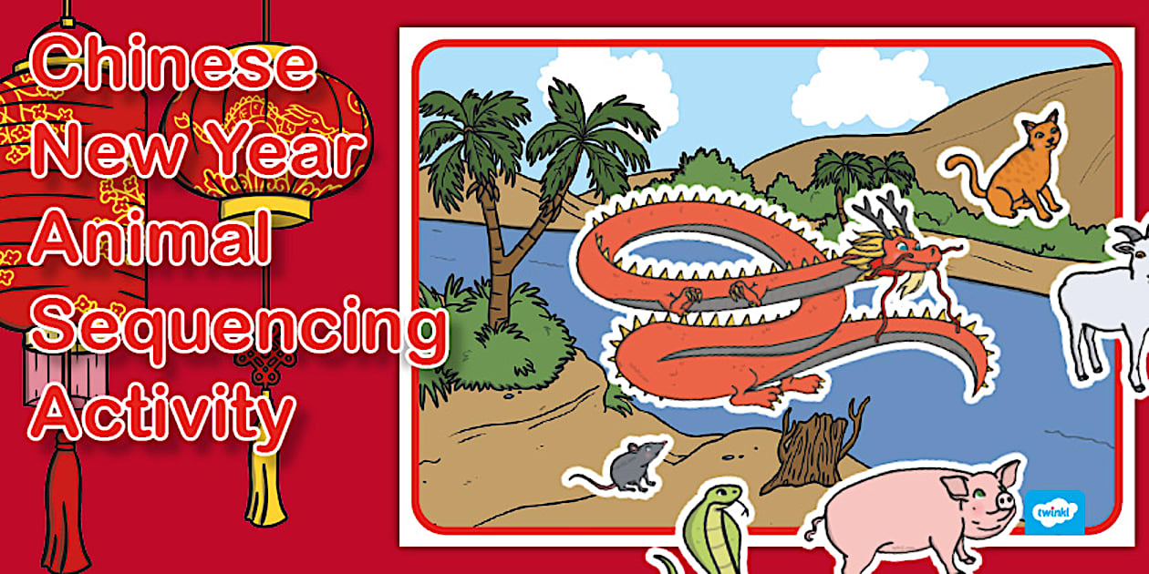 Chinese New Year Animal Sequencing Activity