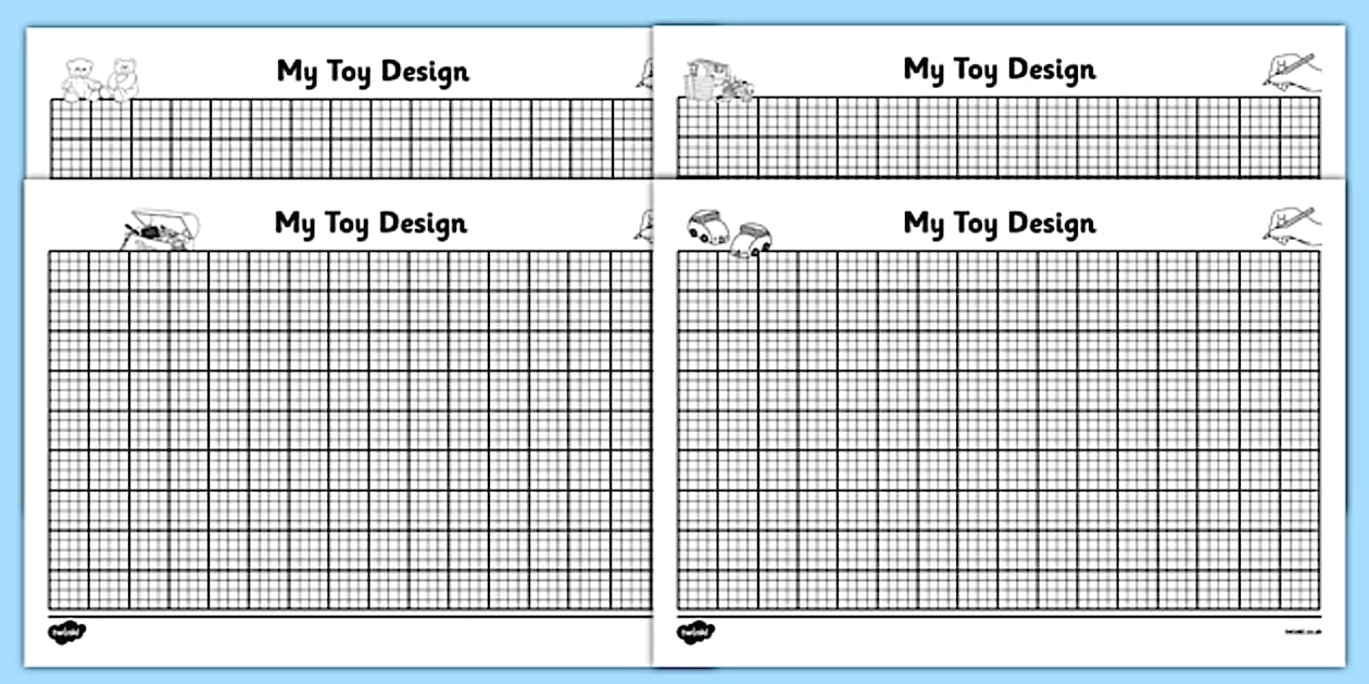 Toy Design Sheets (teacher made) - Twinkl