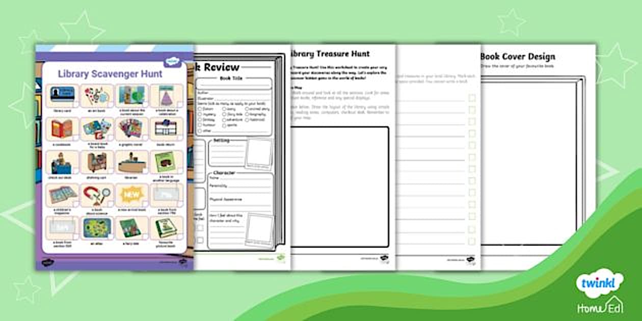 Home Education Local Library Lovers' Day Resource Pack