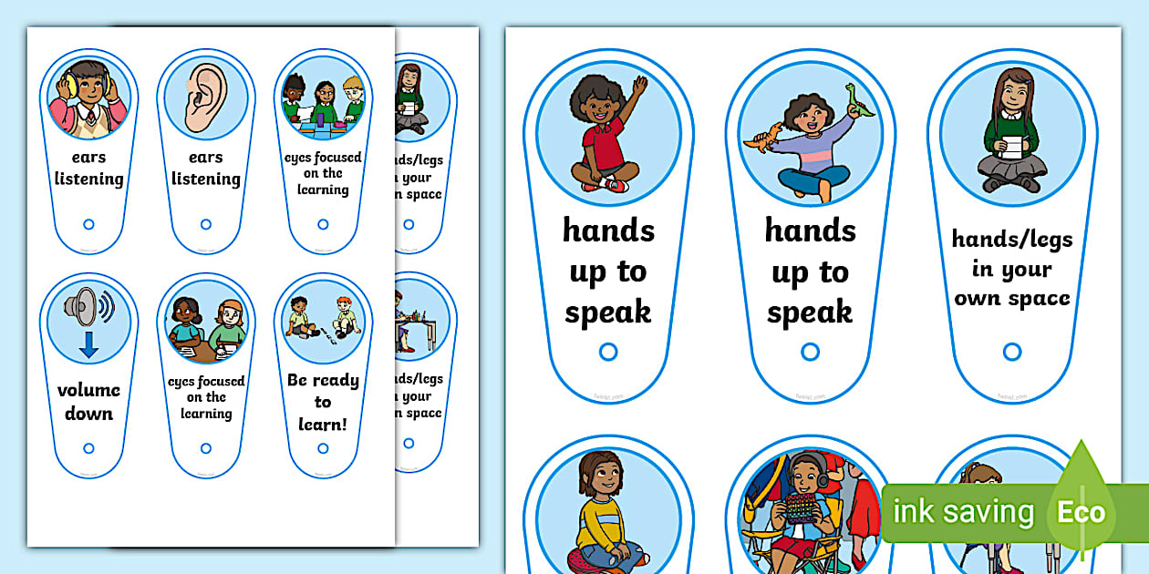 Good Sitting Pictorial Communication Fan - Twinkl - EYFS