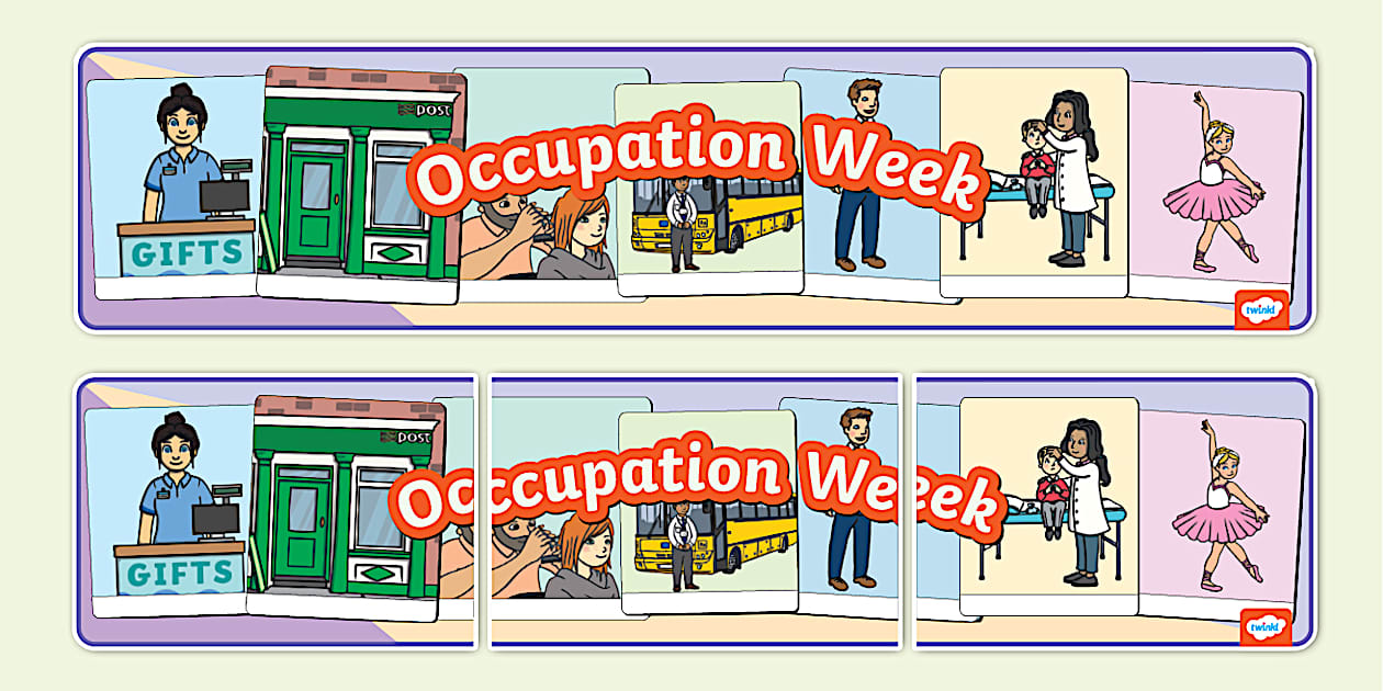 Occupation Week Display Banner (Teacher-Made) - Twinkl