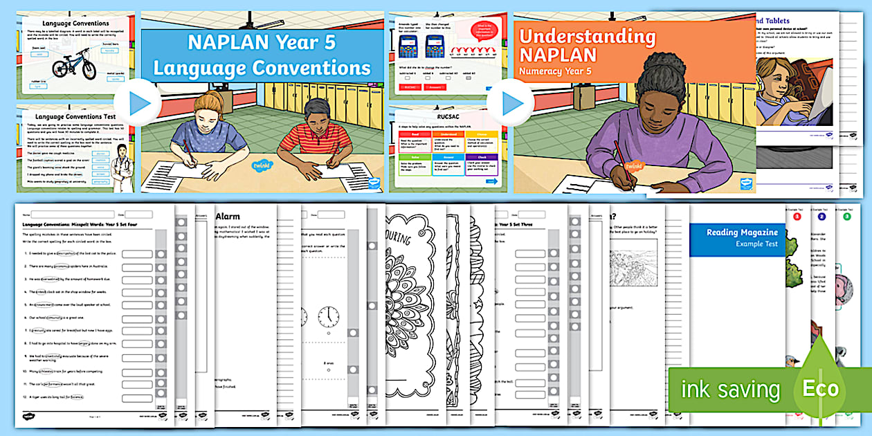 Year 5 NAPLAN Preparation and Practice Exams Resource Pack 2