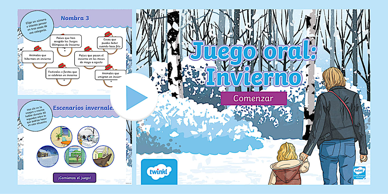 Juego oral: Invierno (Teacher-Made) - Twinkl