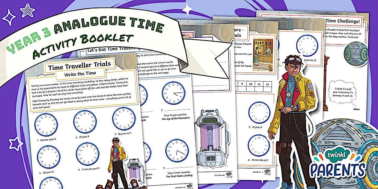 Year 3 Analogue Time Activity Booklet