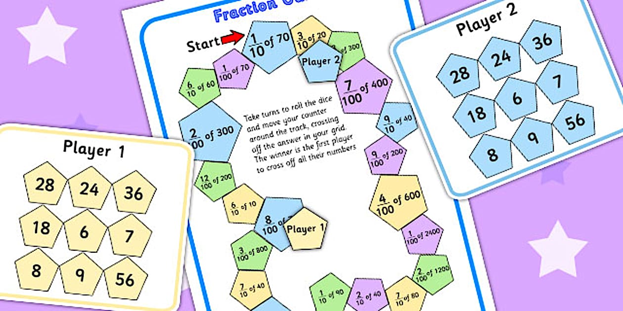 Fraction Game | Primary Activities - Twinkl