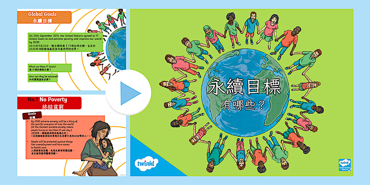 SDGs目標Powerpoint ｜中英雙語 (Teacher-Made) - Twinkl