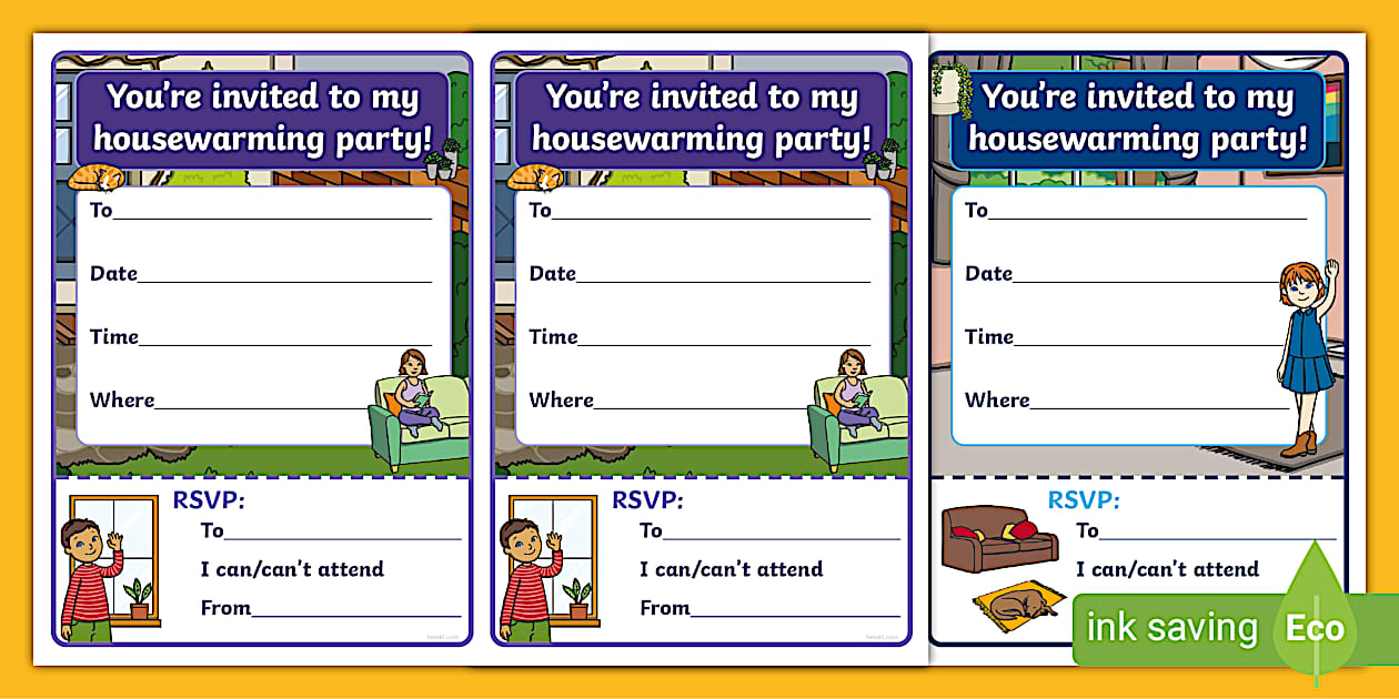 Housewarming Party Invitations | Twinkl Party | Housewarming