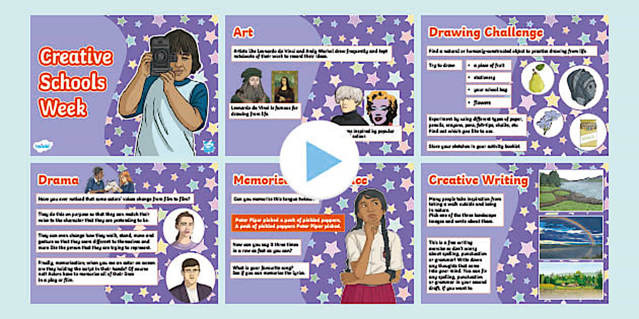 Creative Schools Week PowerPoint (teacher made) - Twinkl