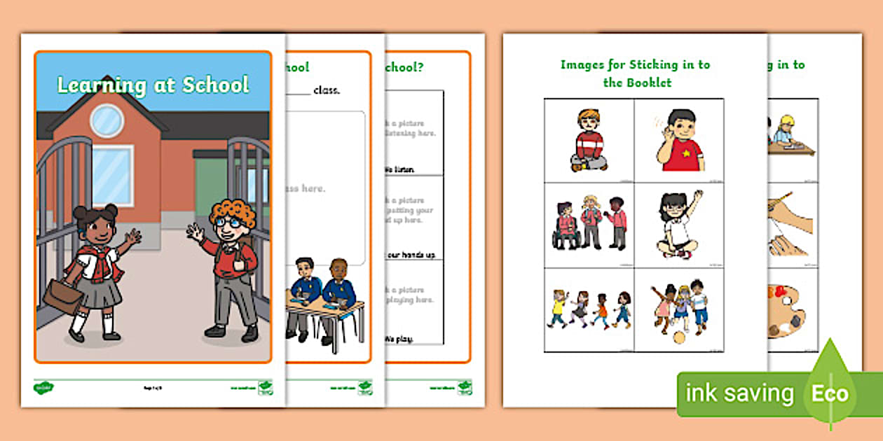Learning at School Booklet (teacher made) - Twinkl