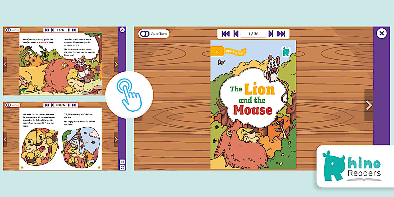 Level 5c Reading Scheme Book: The Lion and the Mouse