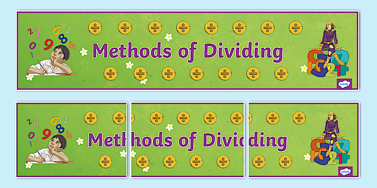 👉 Methods of Dividing Display Banner (Teacher-Made)