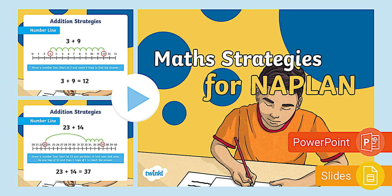 NAPLAN Maths Strategies PowerPoint - Twinkl Maths Resources