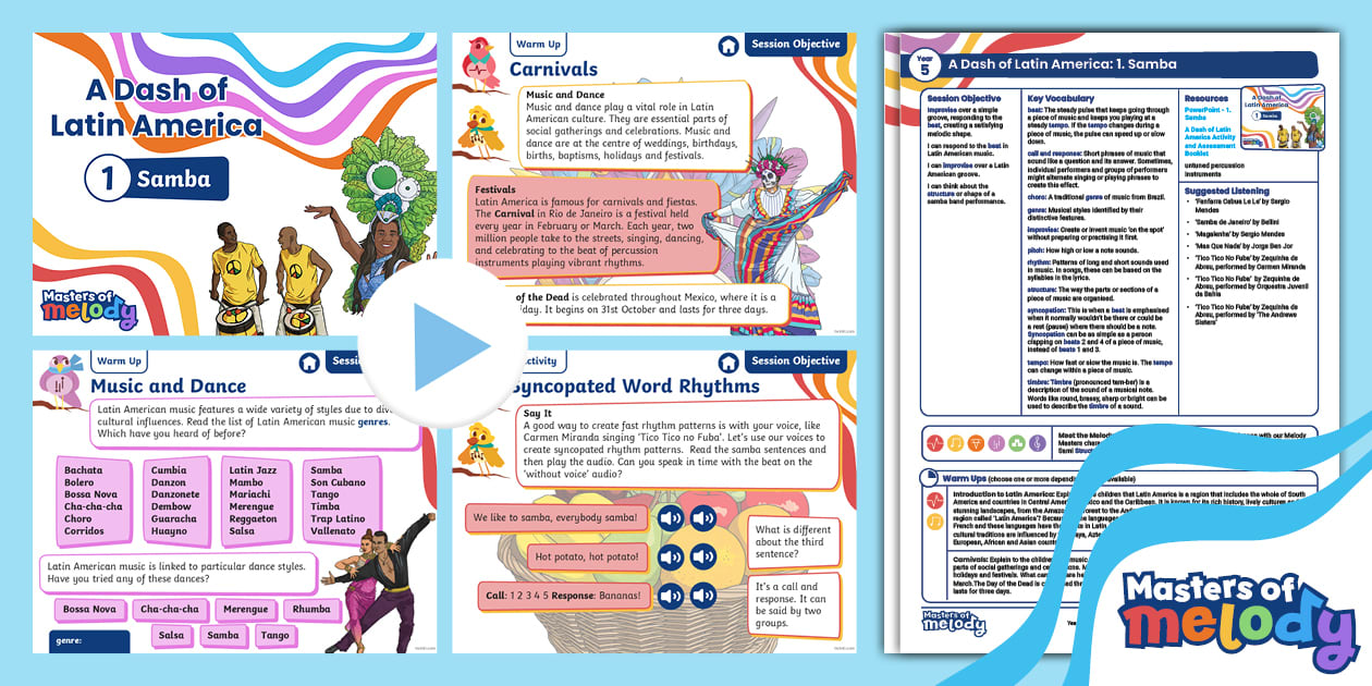 👉 Year 5 A Dash of Latin America - Session 1