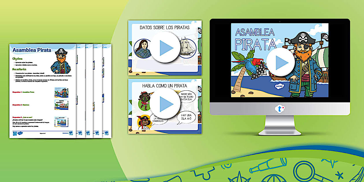 Pack de recursos: Los piratas - Asamblea infantil