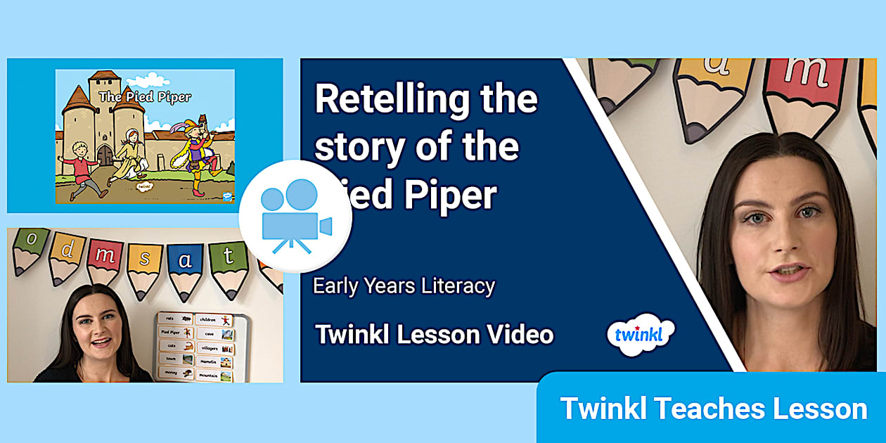 The Pied Piper Video Lesson | Kindergarten Storytelling