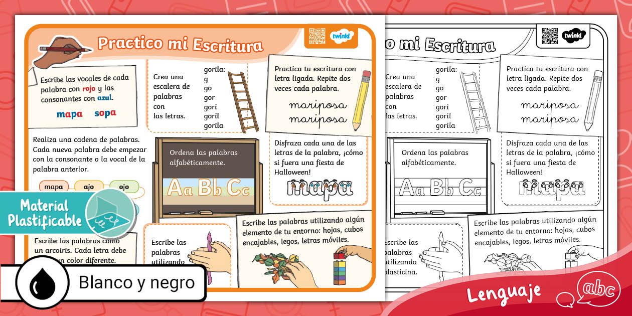 Tapiz | Dictado | Práctica | Escritura | Motricidad