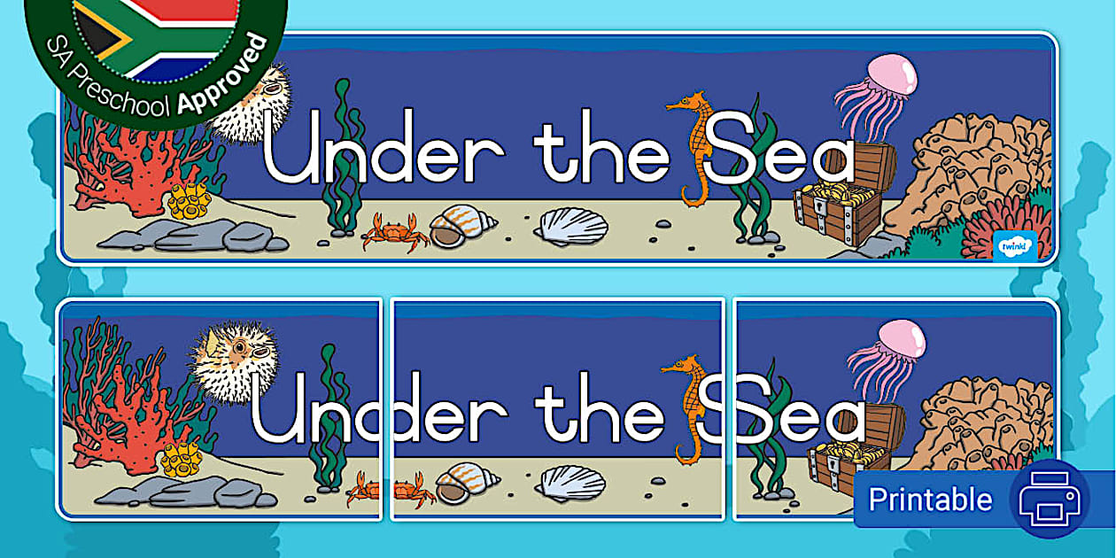 Preschool: Under the Sea: Display Banner