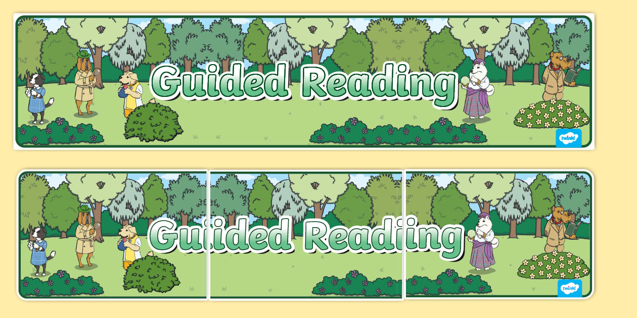 KS1 Guided Reading Display Banner (teacher made) - Twinkl