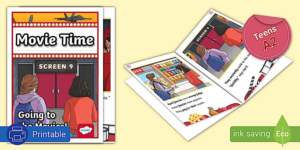 ESL Mini-Reader - Movie Time - Phonics Level 6 [Teens]