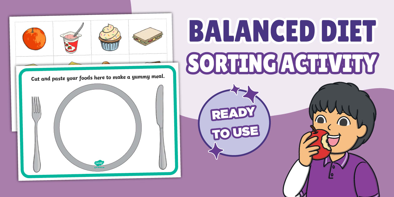 Balanced Diet Sorting Activity