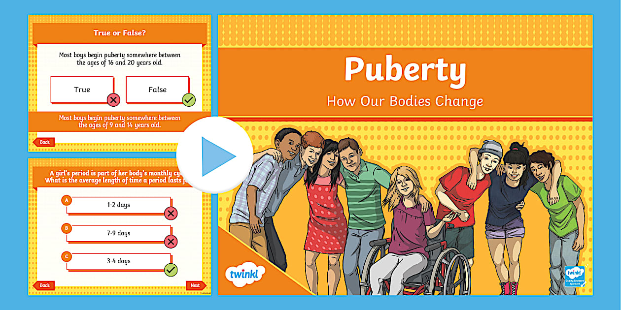 Puberty How Our Bodies Change Quiz PowerPoint (teacher made)
