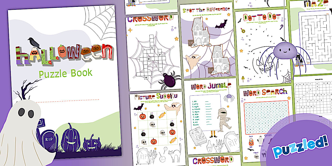 Halloween Puzzle Booklet | Twinkl Puzzled (Teacher-Made)