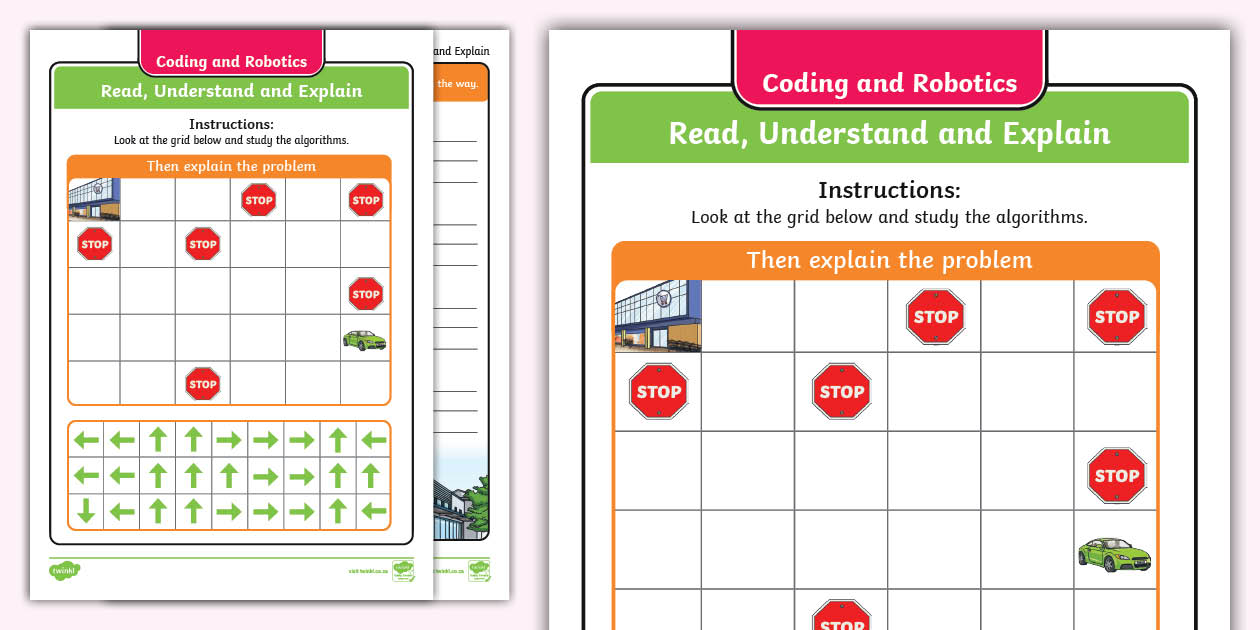Robotics and Coding Algorithms - Help Mr. Dean - Twinkl