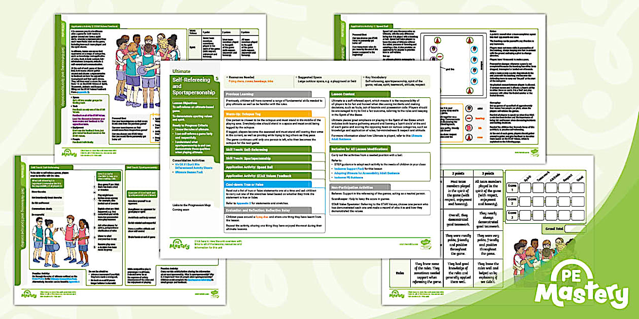 Ultimate Frisbee Lesson - Self-Refereeing and Sportsmanship