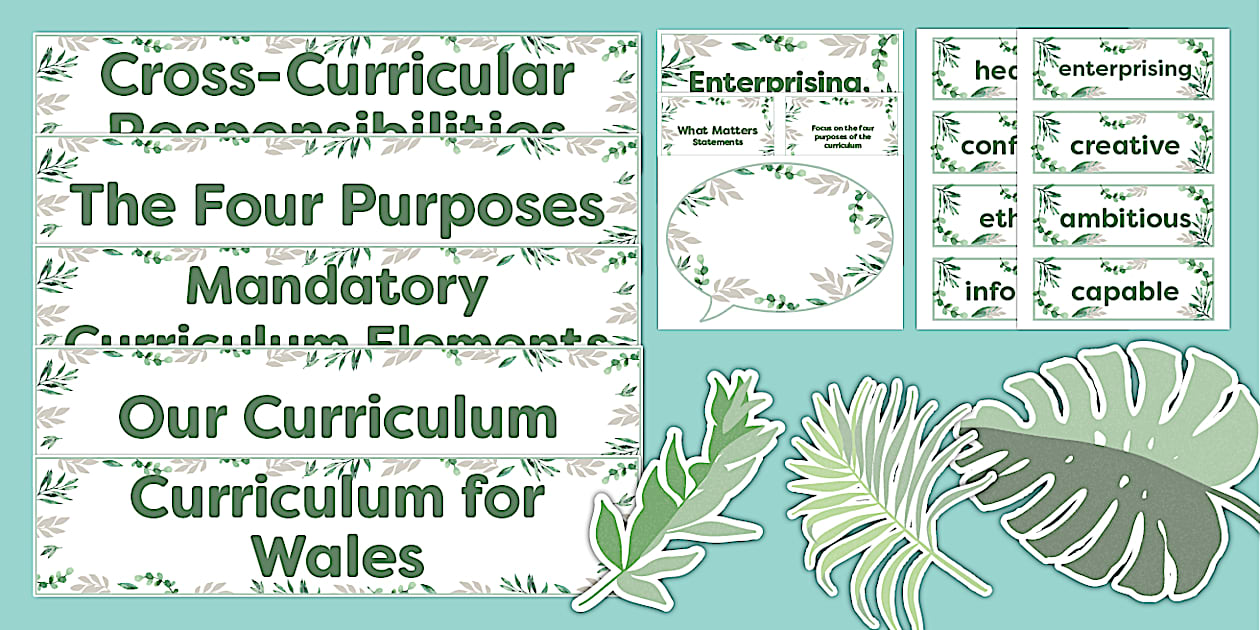 Botanical Themed Classroom Display Pack - CfW (teacher made)