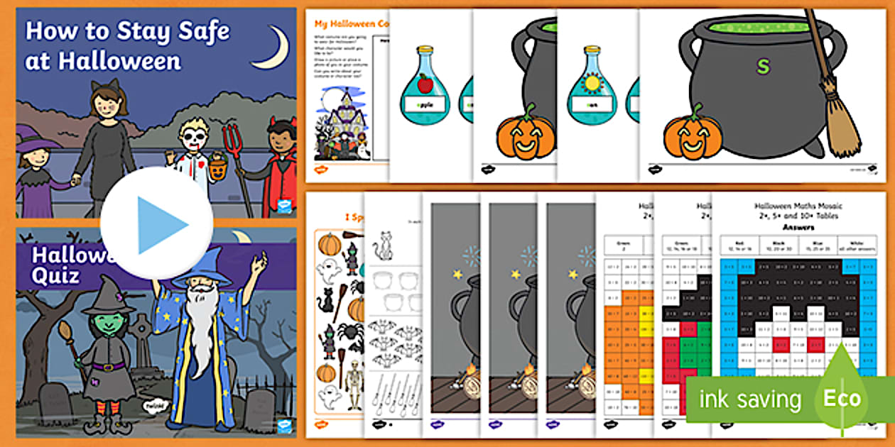 KS1 Ultimate Halloween Activities Pack (teacher made)