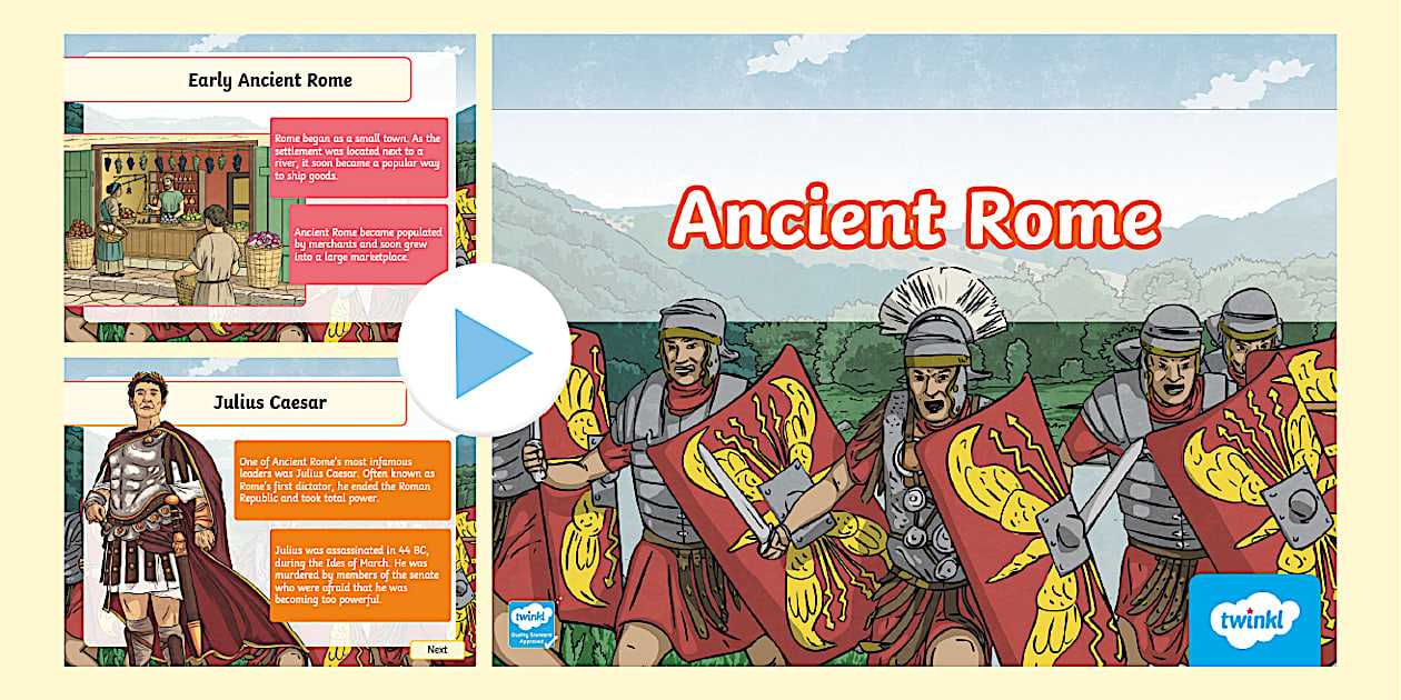 Ancient Rome PowerPoint - Year 6 HASS (teacher made)