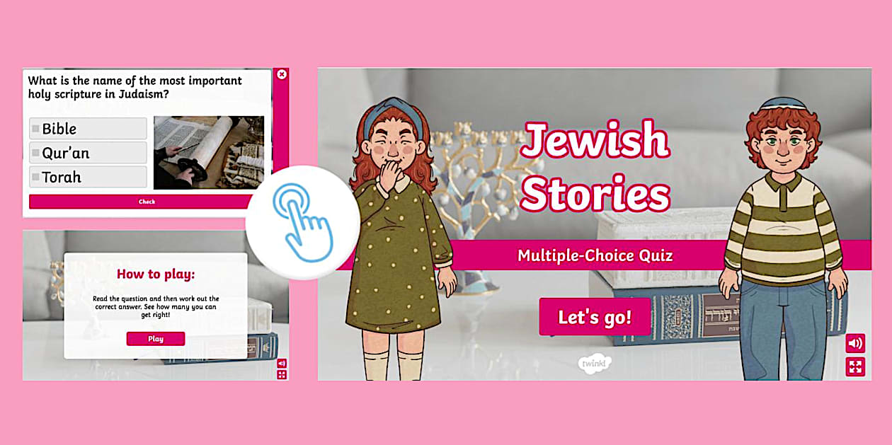 RE: Jewish Stories: KS1 Interactive Quiz