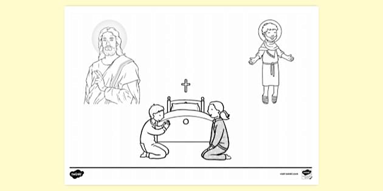 Praise the Lord Colouring | Colouring Sheets (teacher made)
