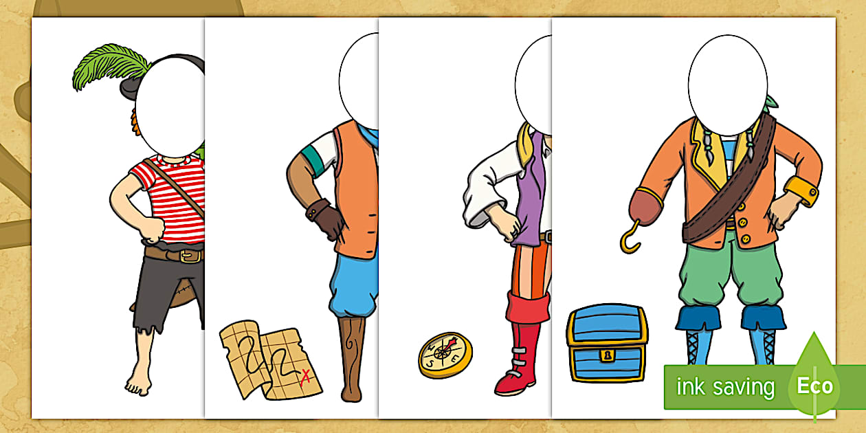Face Editable Pirates Teacher Made Twinkl