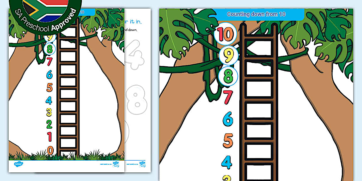 Ages 4 - 7 Maths - Counting - Counting Backwards from 10