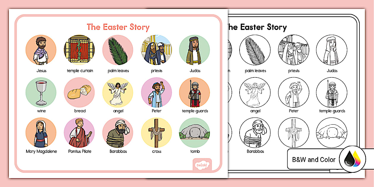 Easter Story Word Mat | Educational Resources | Twinkl USA