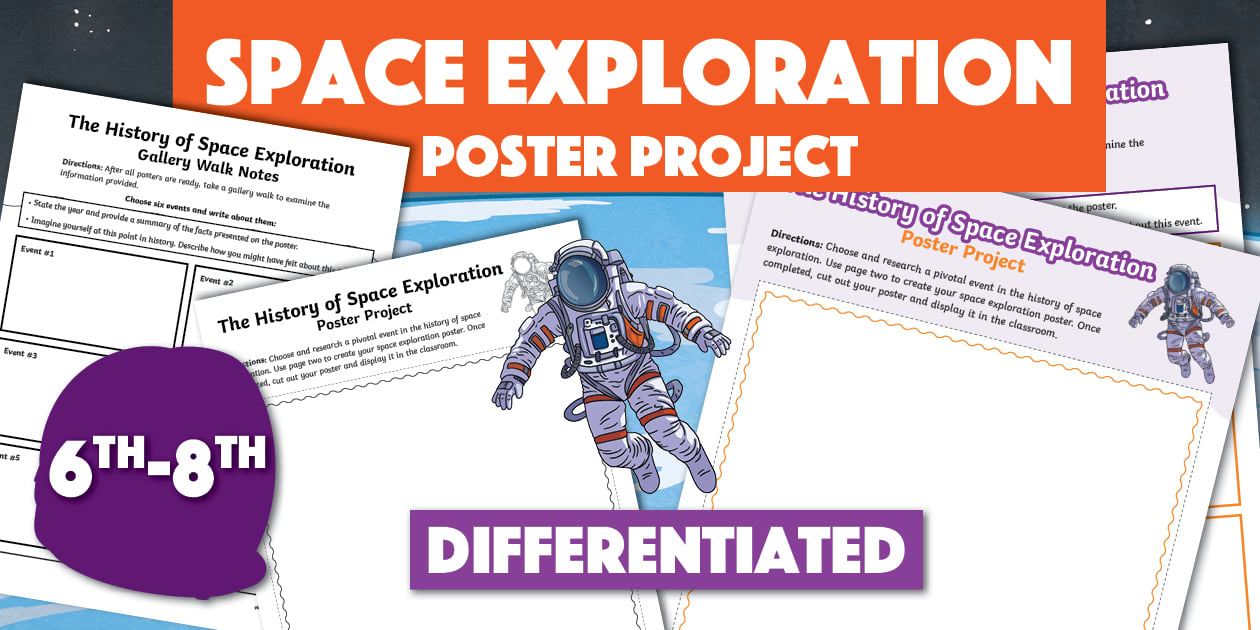 Space Exploration and Astronomy Poster Project Gallery Walk