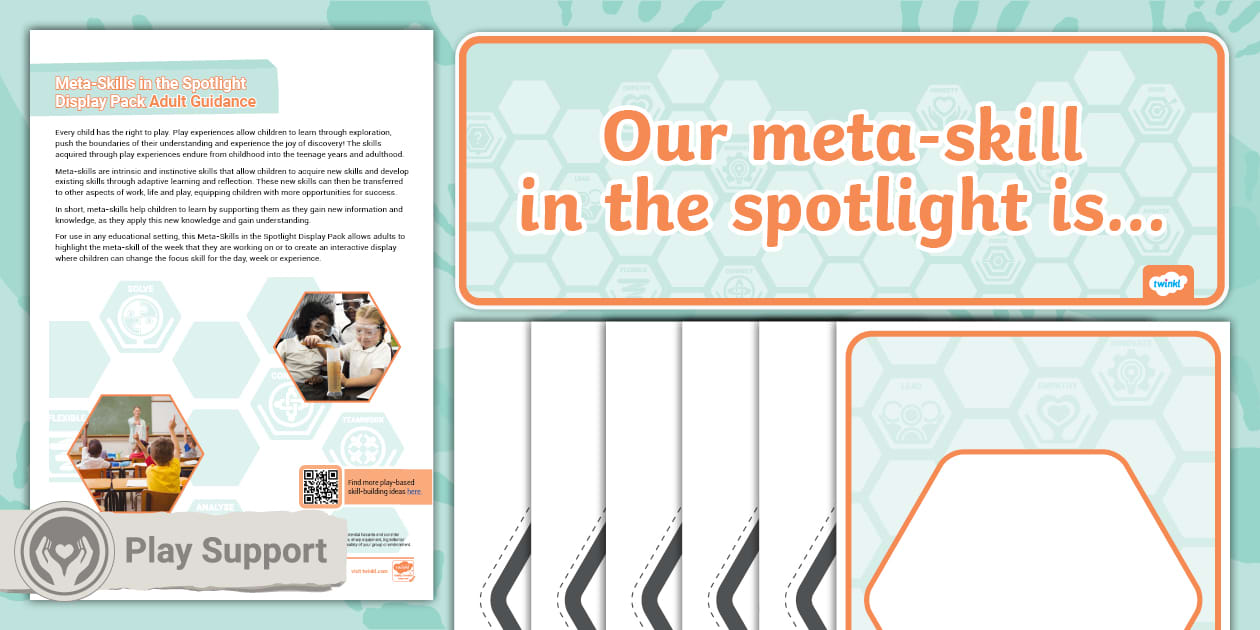 Meta-Skills in the Spotlight Display Pack - Twinkl