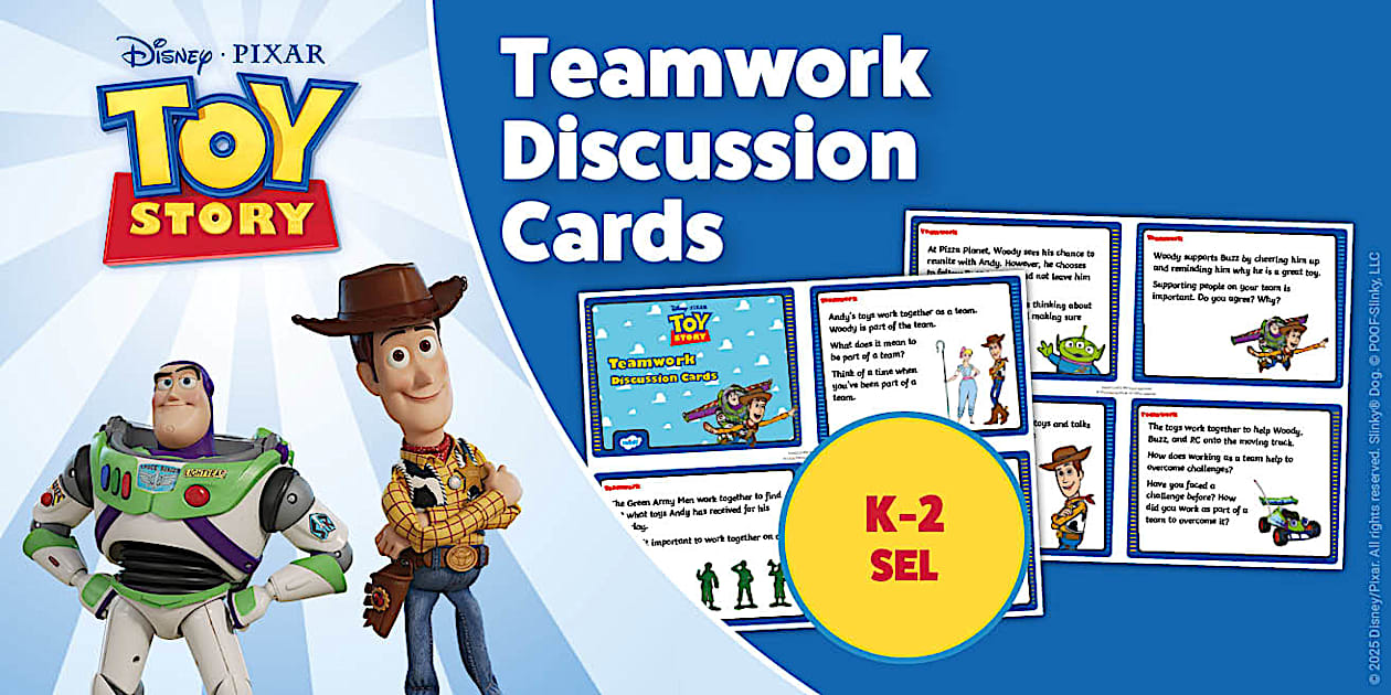 Toy Story: Teamwork Speaking and Listening Discussion Cards