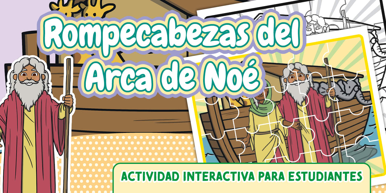 Rompecabezas del Arca de Noé | Twinkl