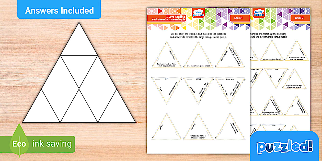 World Book Day Tarsia Puzzle Quiz | Twinkl Puzzled - Twinkl