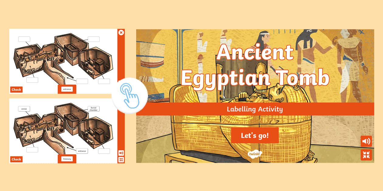 Ancient Egyptian Tomb Interactive Labelling Activity