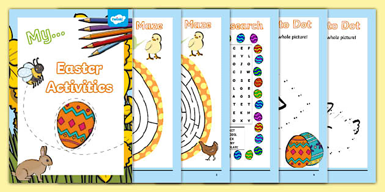 Easter Booklet - Learning Resources and Activities - Twinkl