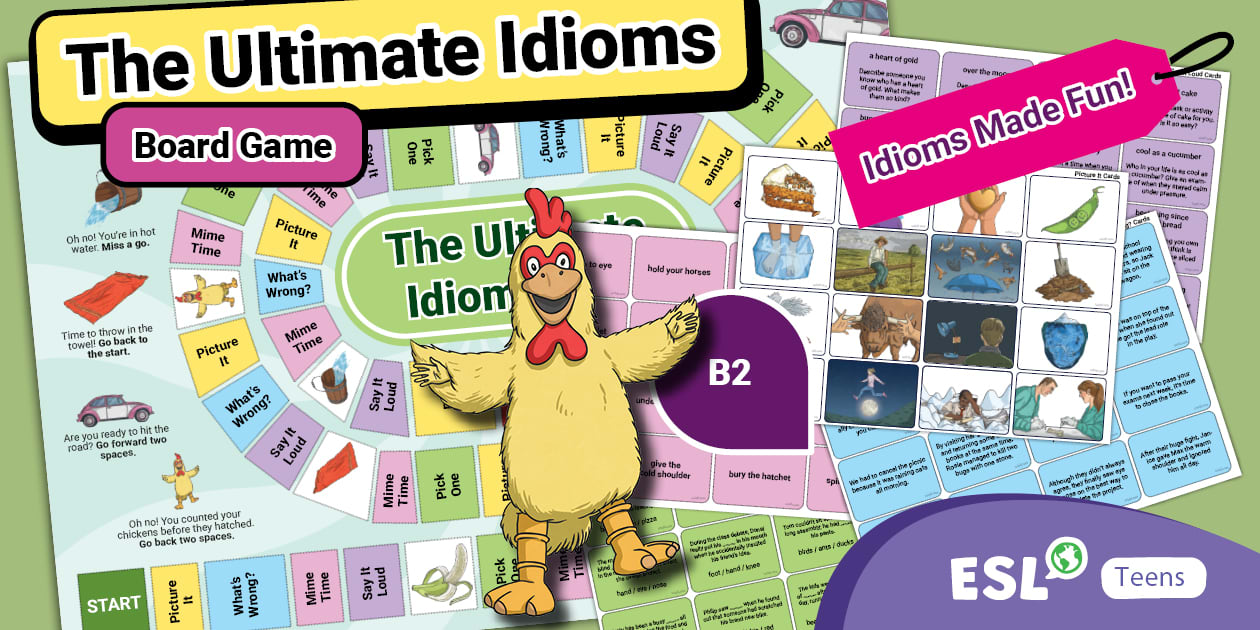 ESL The Ultimate Idioms Board Game