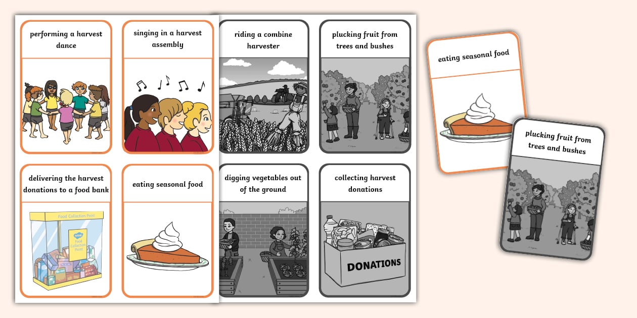 Harvest Festival Act It Out Cards - Drama