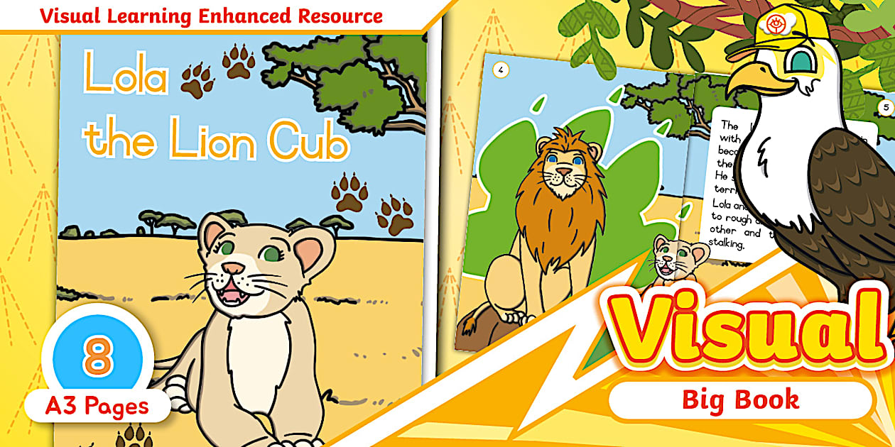 Lola the Lion Cub Picture Story - Big Book