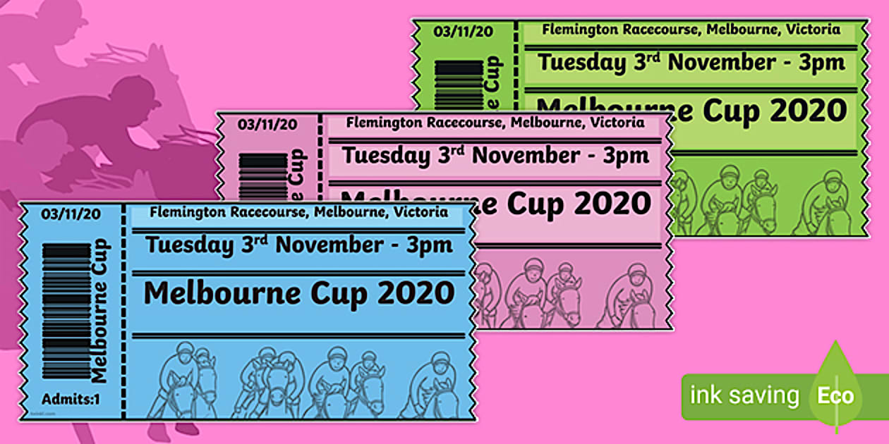 The Melbourne Cup Role Play Tickets (teacher made) - Twinkl