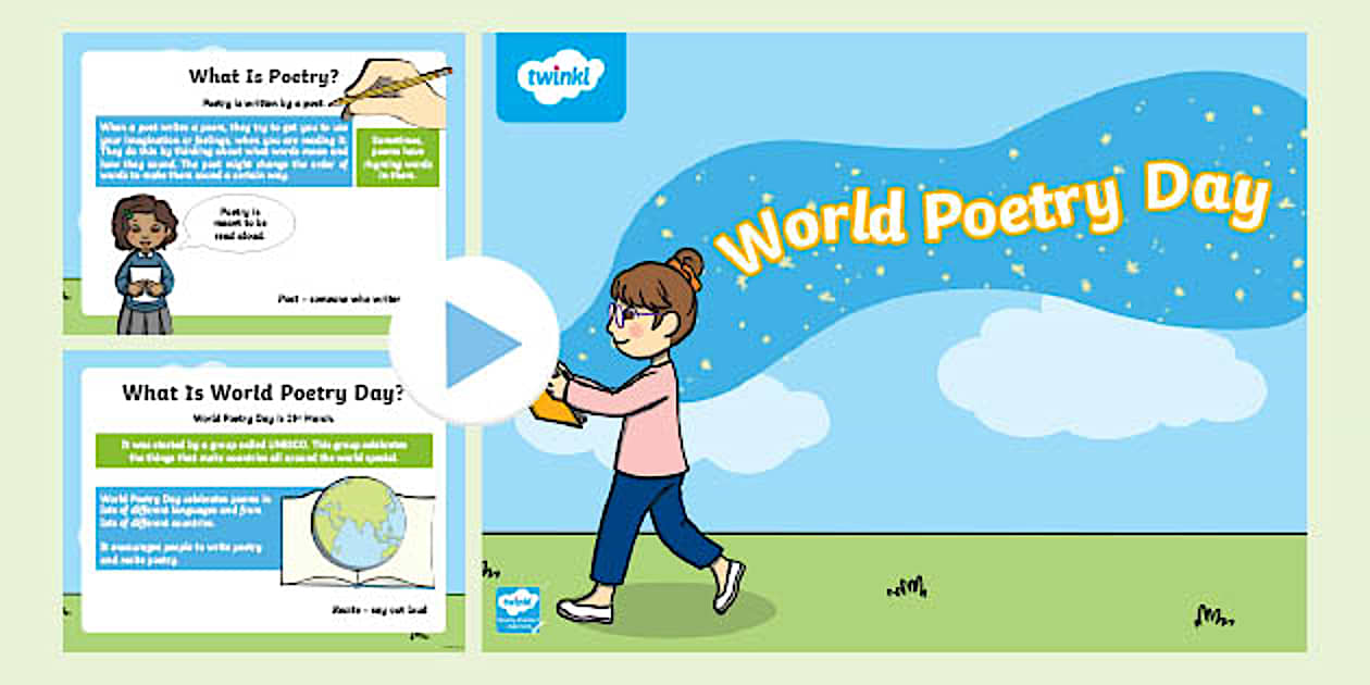 KS1 World Poetry Day PowerPoint | Primary Resources | Twinkl