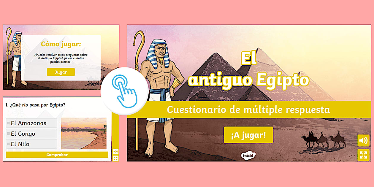 Juego interactivo: Cuestionario del Antiguo Egipto - Twinkl