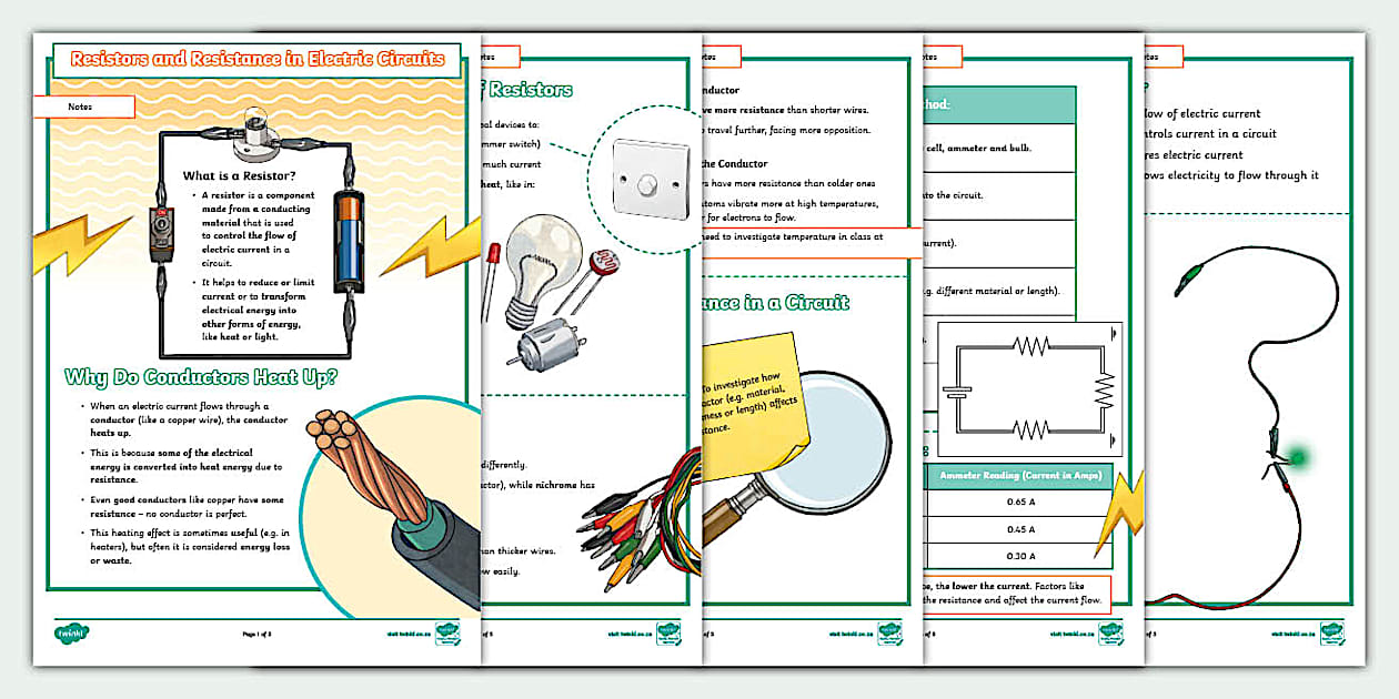 Grade 9 Natural Science Term 3 Resistors and Resistance in Electric Circuits